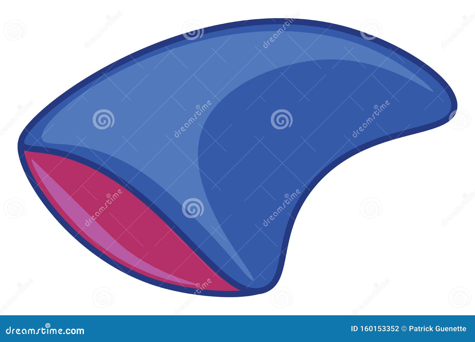 The Cartoon Fin of a Shark Vector or Color Illustration Stock Vector ...