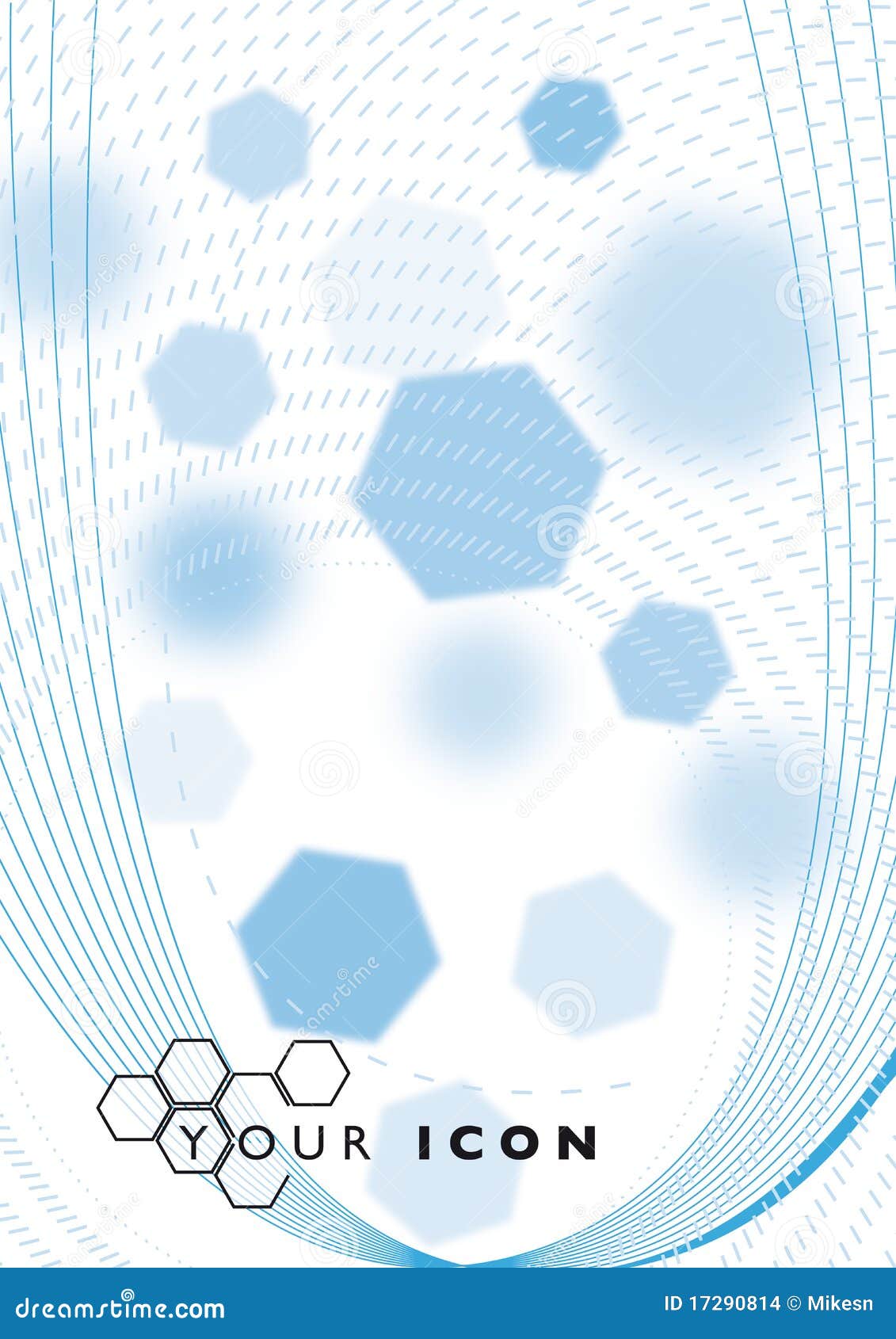 Blue Colored Frontpage stock vector. Illustration of blue - 17290814