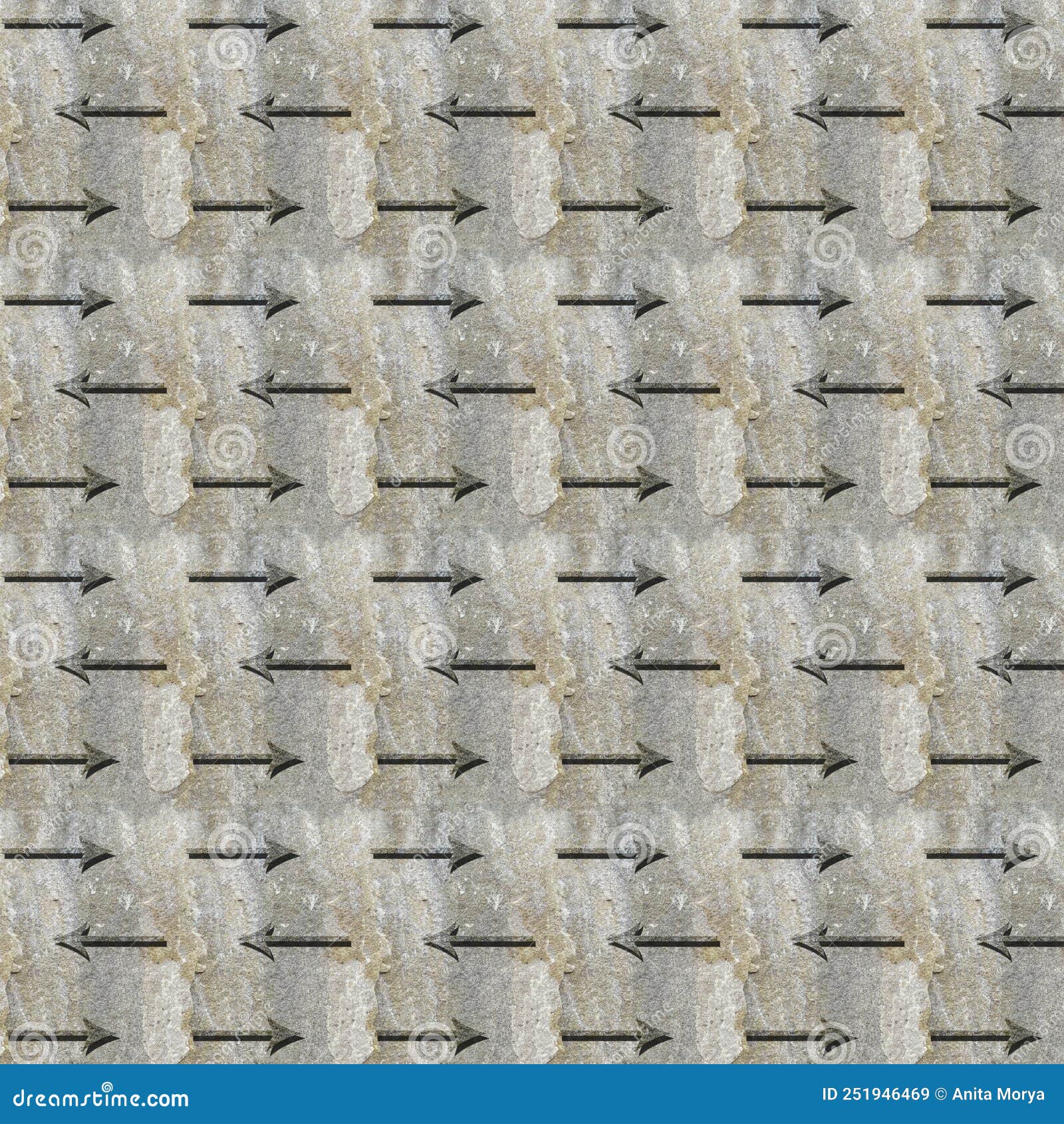 Blue Colored Grunge Marble Textured Arrow Shaped Pattern Stock Image ...