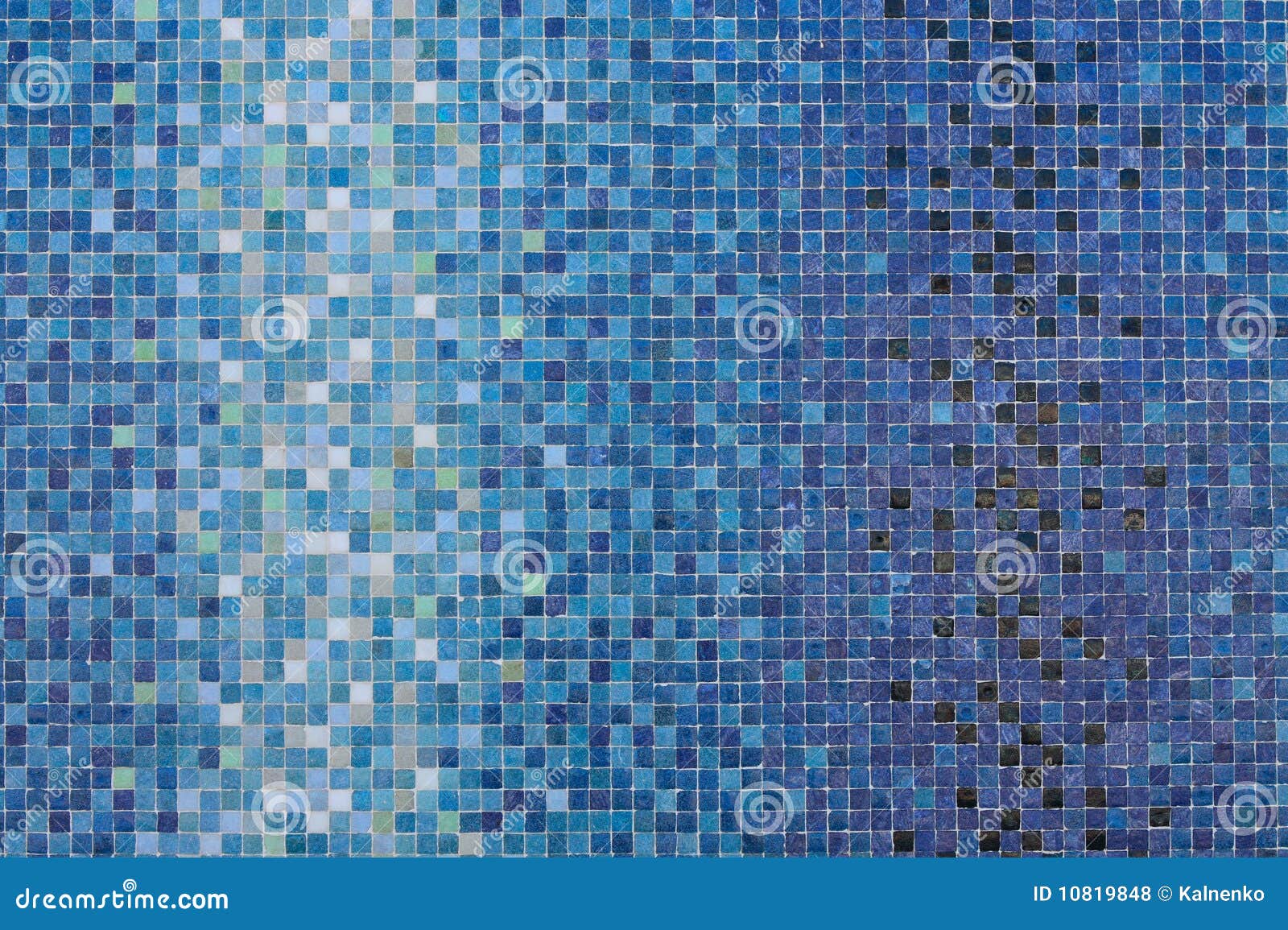 Blue Colored Mosaic Squares Stock Photo - Image of rainbow, bright ...