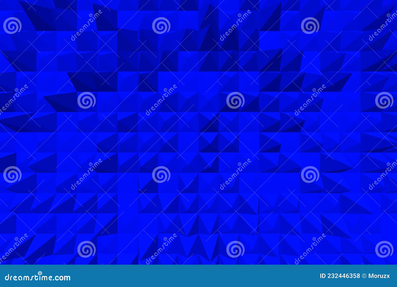 Blue Abstract Pyramid Background, Wallpaper. Stock Vector ...