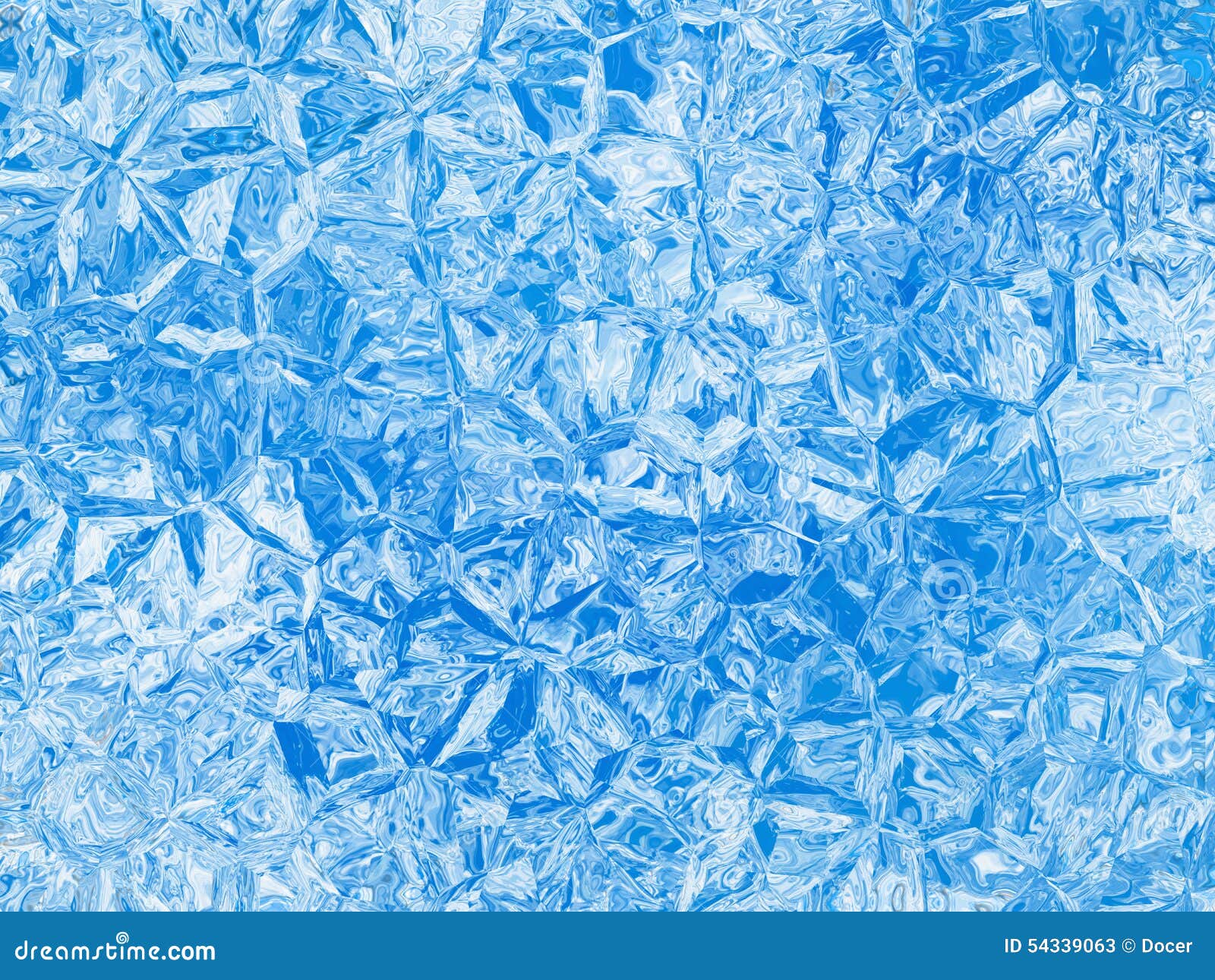 Blue Colored Relief Ice Crystal Background Stock Illustration ...