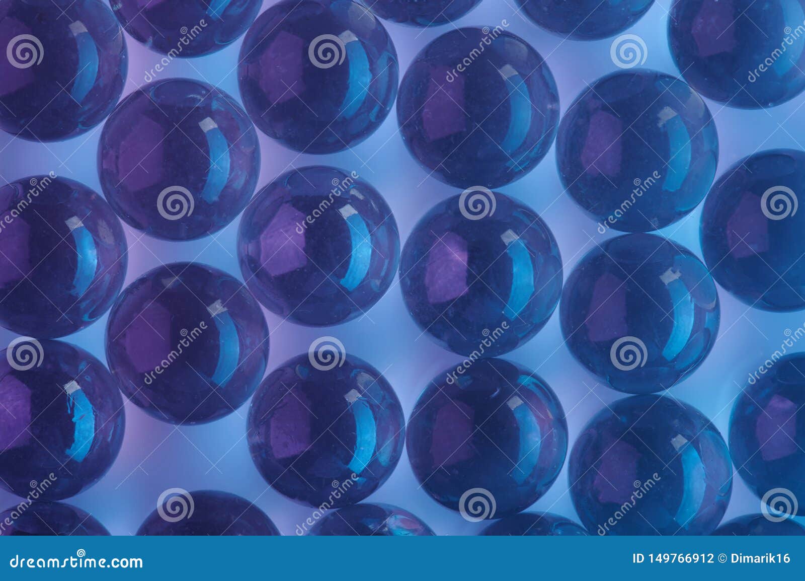 Blue Colorful Crystal Balls Stock Photo - Image of candy, bright: 149766912