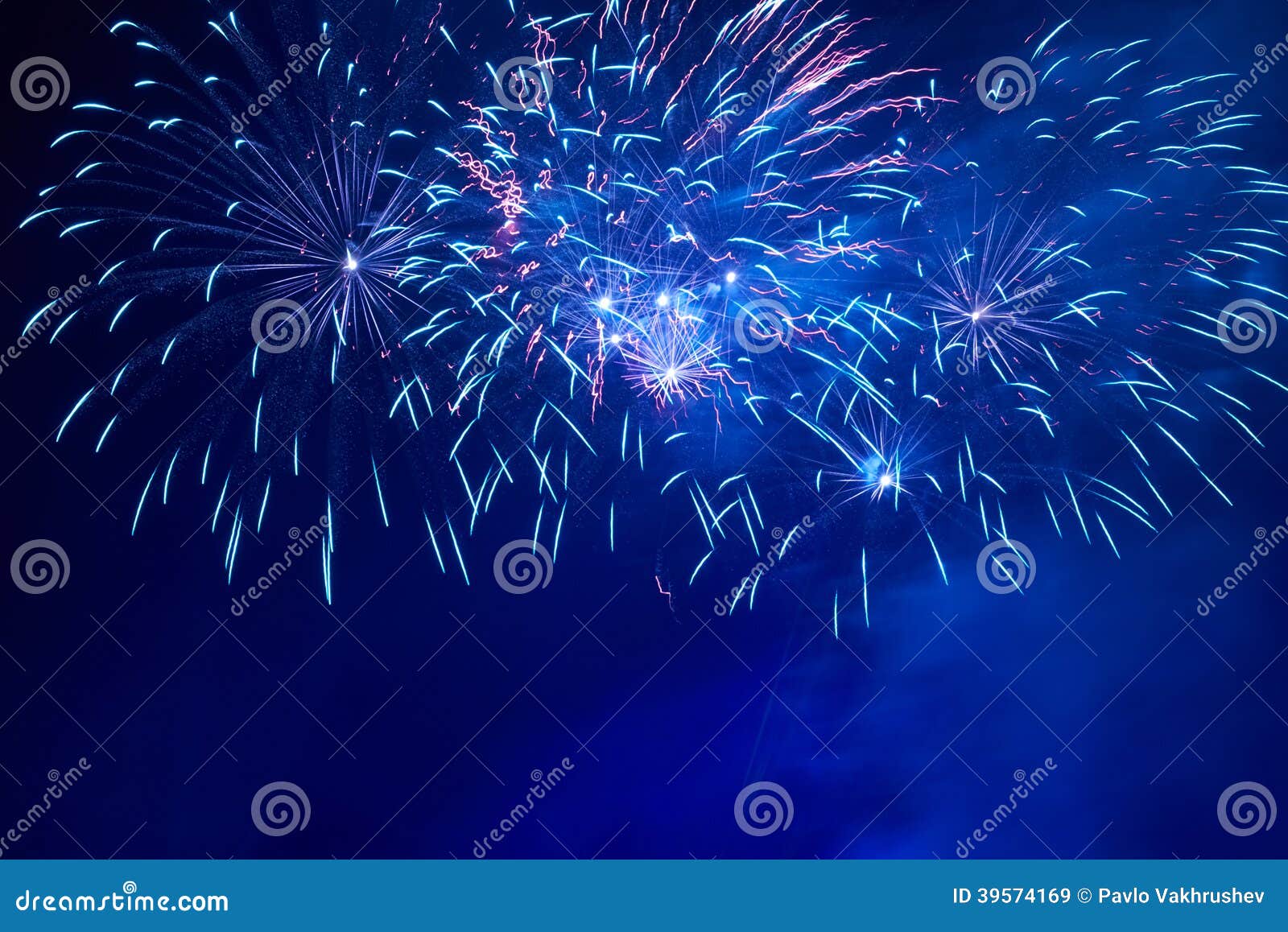 Blue Fireworks In Valletta Fireworks Festival, Malta Fireworks Festival ...