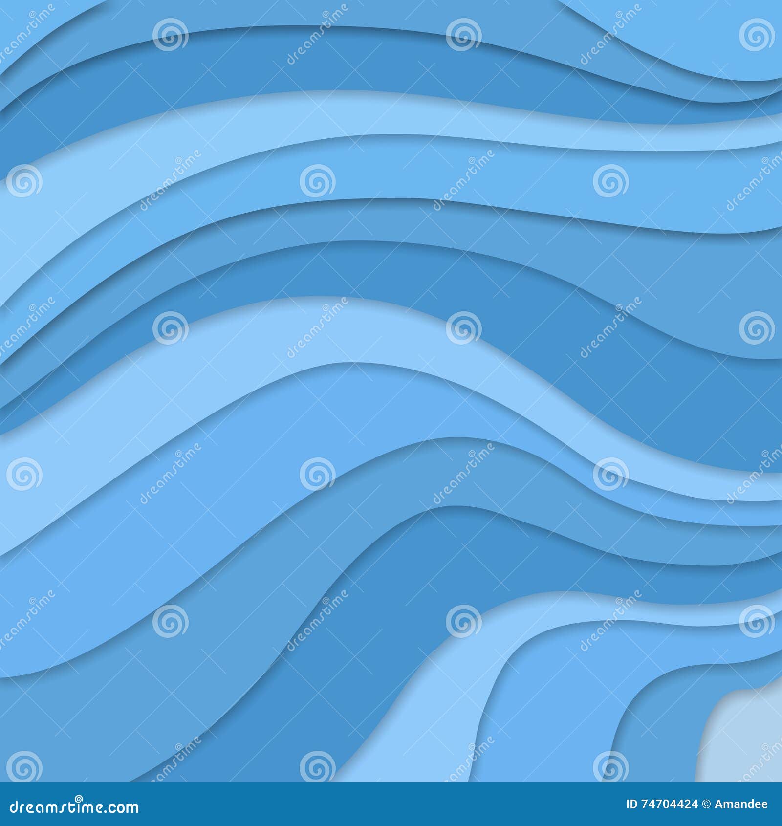 Layered Blue Waves Stock Illustrations – 871 Layered Blue Waves Stock ...