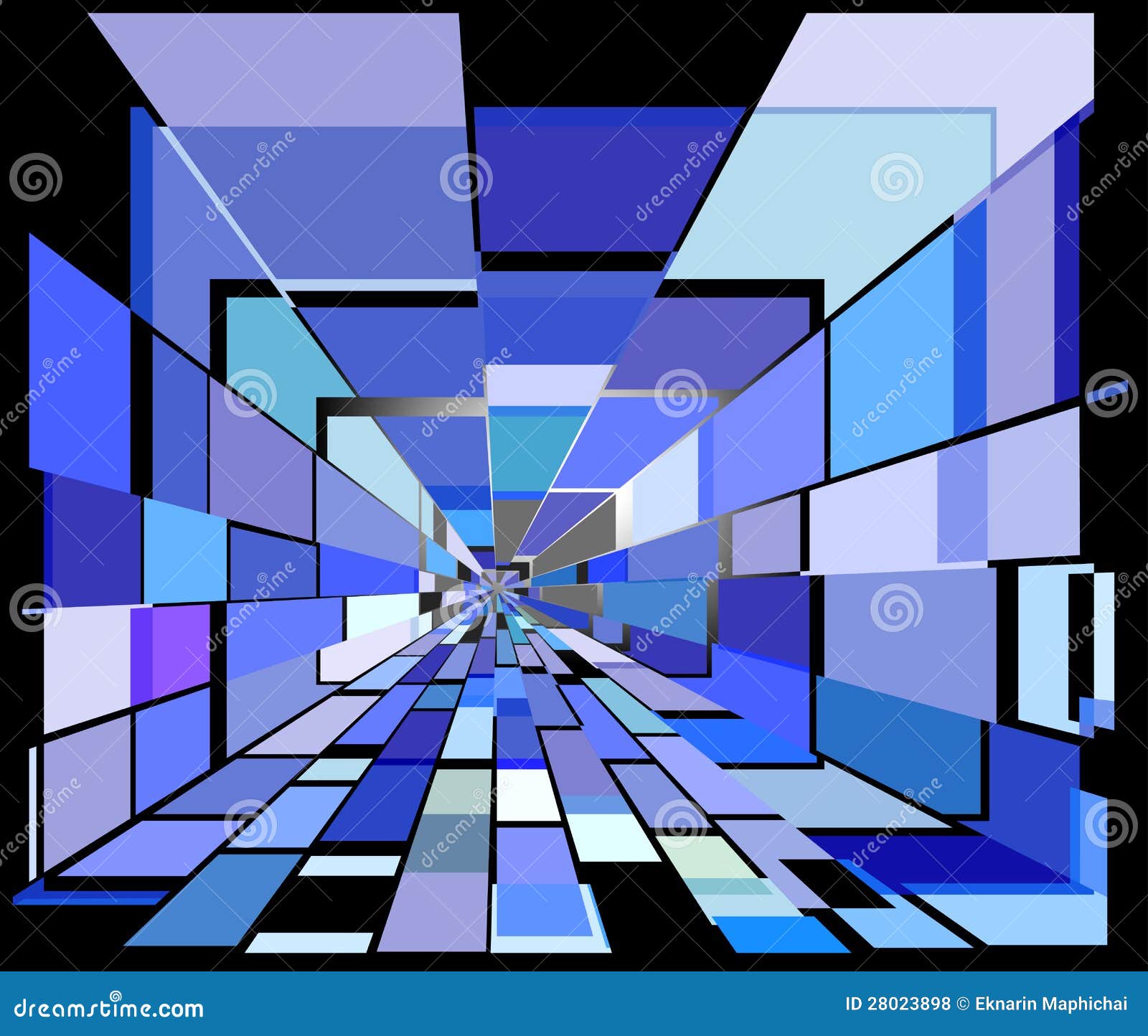 Blue colors square stock illustration. Illustration of graphic - 28023898