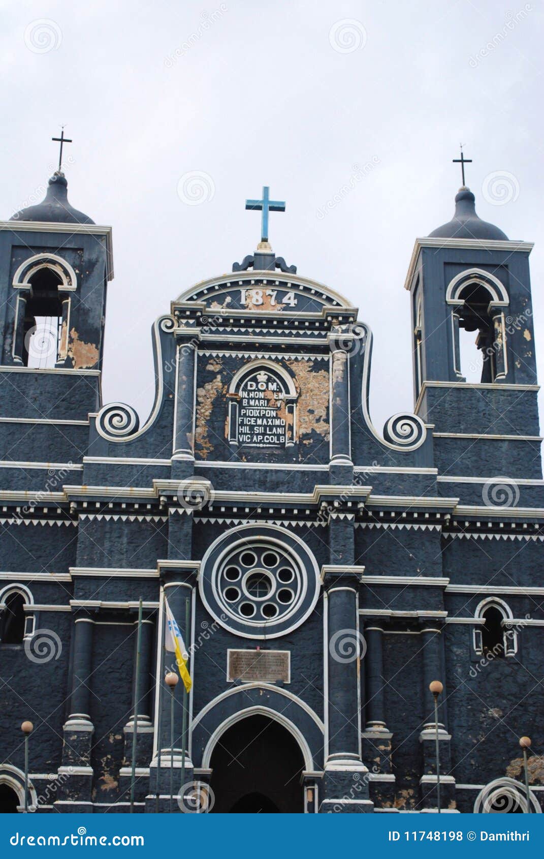 Blue Coloured Church stock photo. Image of steeple, worship - 11748198