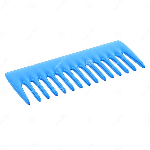 Blue comb stock illustration. Illustration of colorful - 17195543