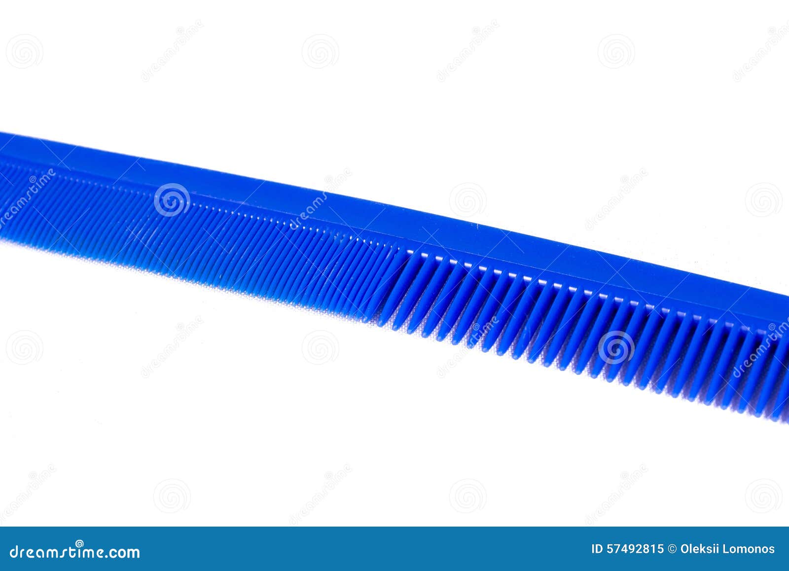 Blue comb for hair stylist stock image. Image of young - 57492815