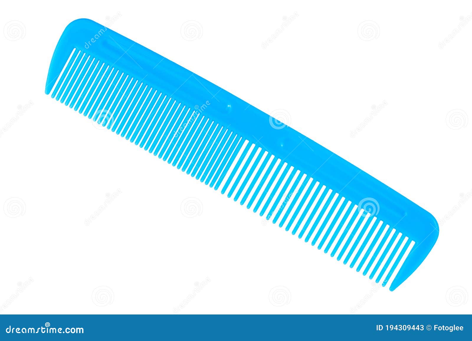 Blue Comb Isolated on White Background Stock Image - Image of body ...