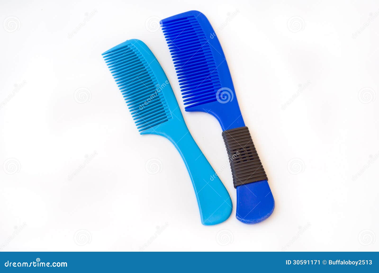 Blue comb stock image. Image of tool, plastic, beauty - 30591171