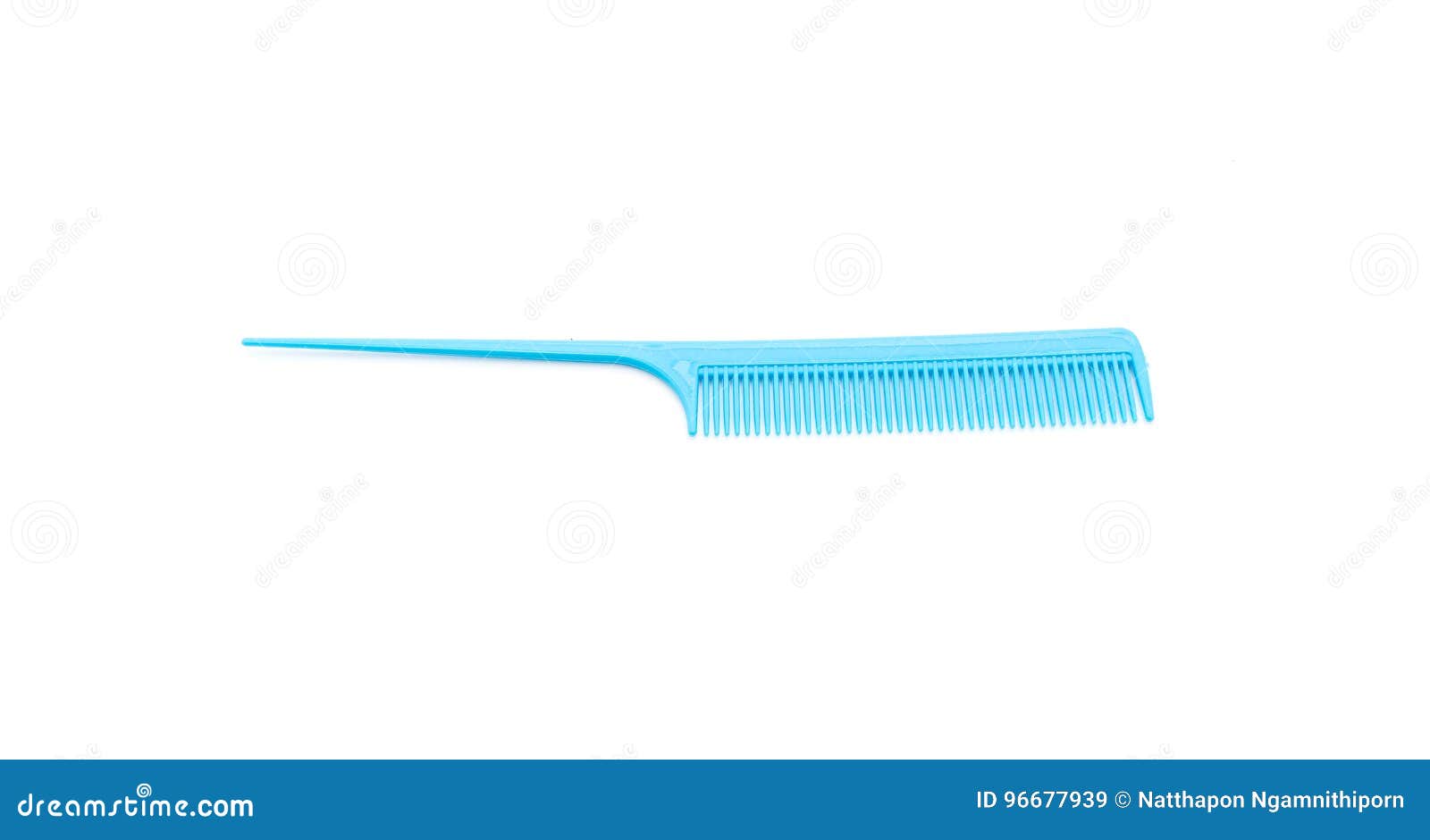 Blue comb on white stock image. Image of brown, white - 96677939