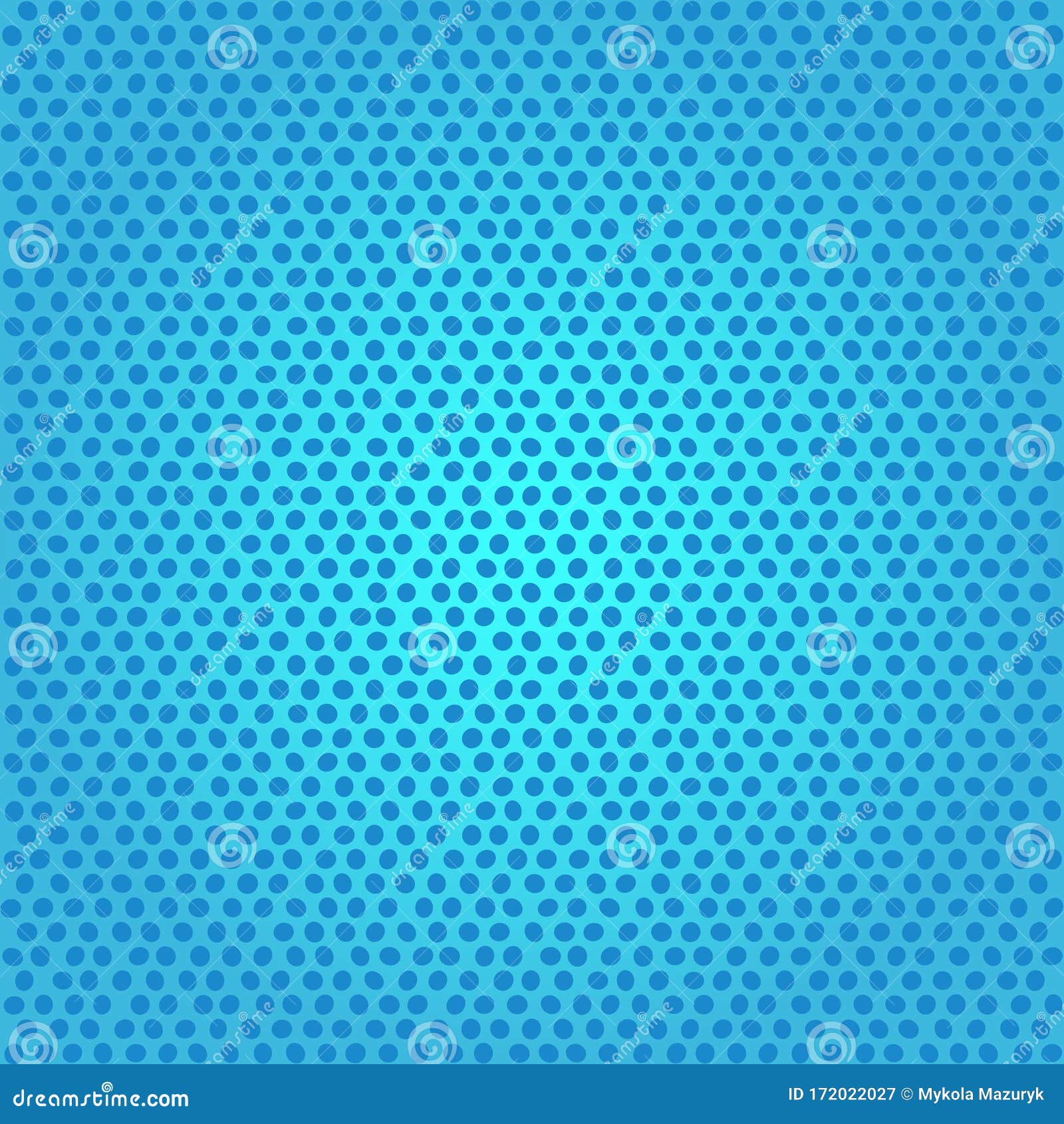 Blue Comic Background with Dots Stock Vector - Illustration of ...