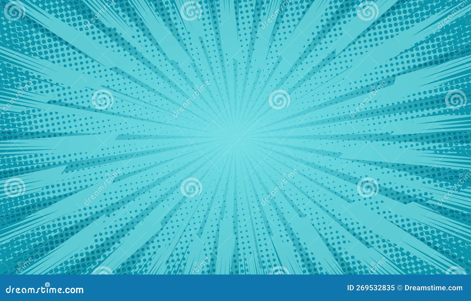 Pop Art Blue Comics Book Cartoon Magazine Cover Vector Illustration ...