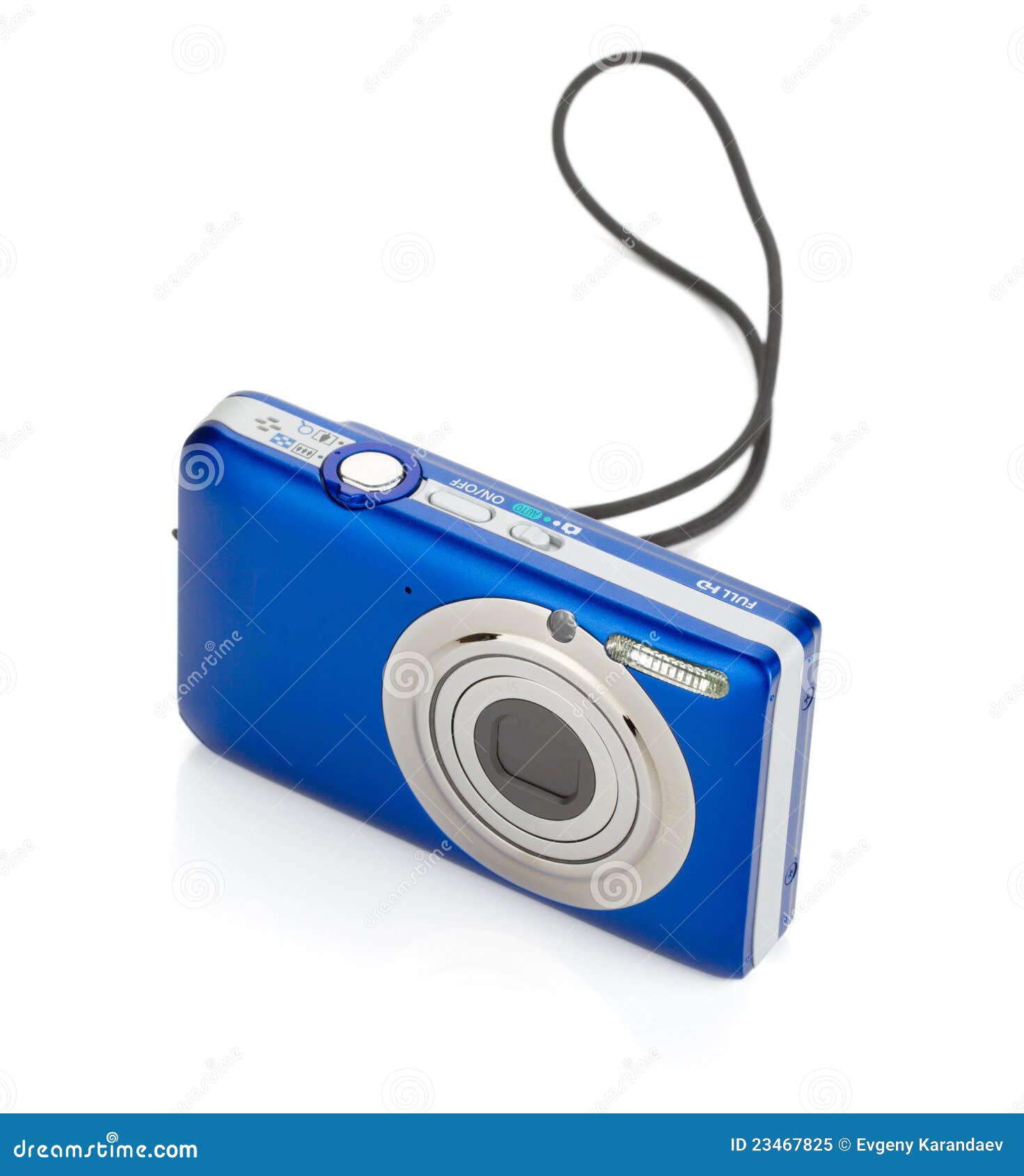 Blue compact camera stock image. Image of pixel, shot - 23467825
