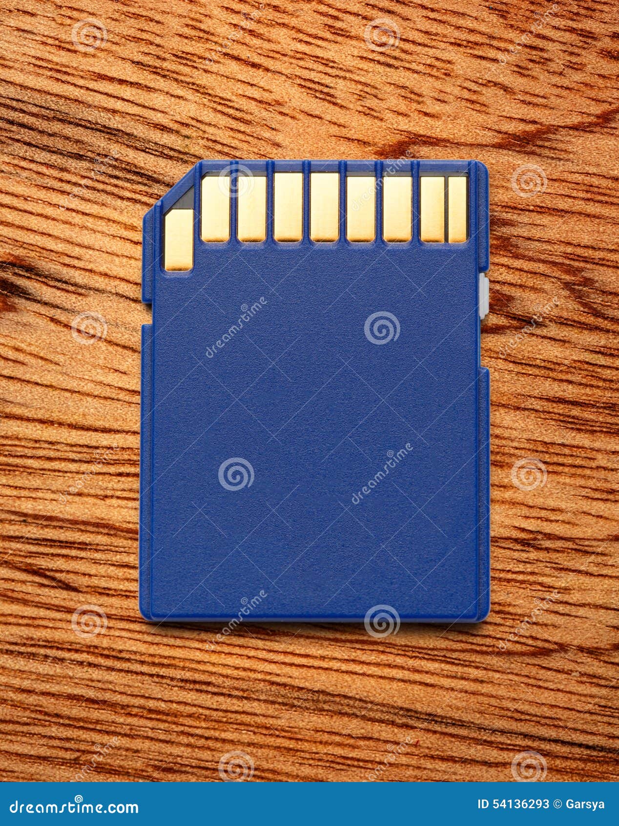 Blue compact memory card stock image. Image of information - 54136293