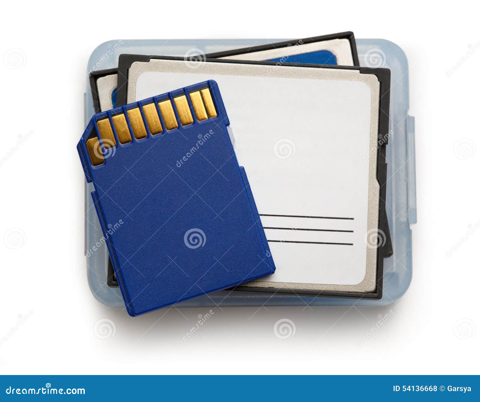 Blue compact memory cards stock photo. Image of contact - 54136668