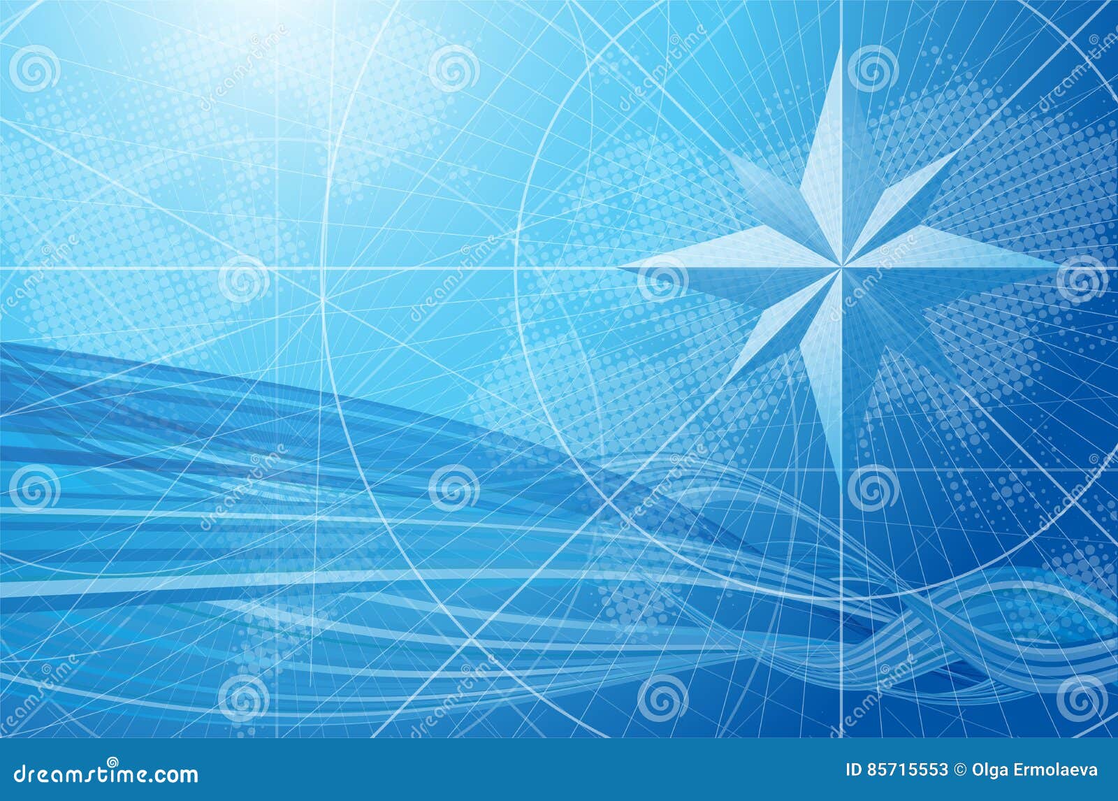 Blue Compass Graduation Royalty-Free Stock Photography | CartoonDealer ...
