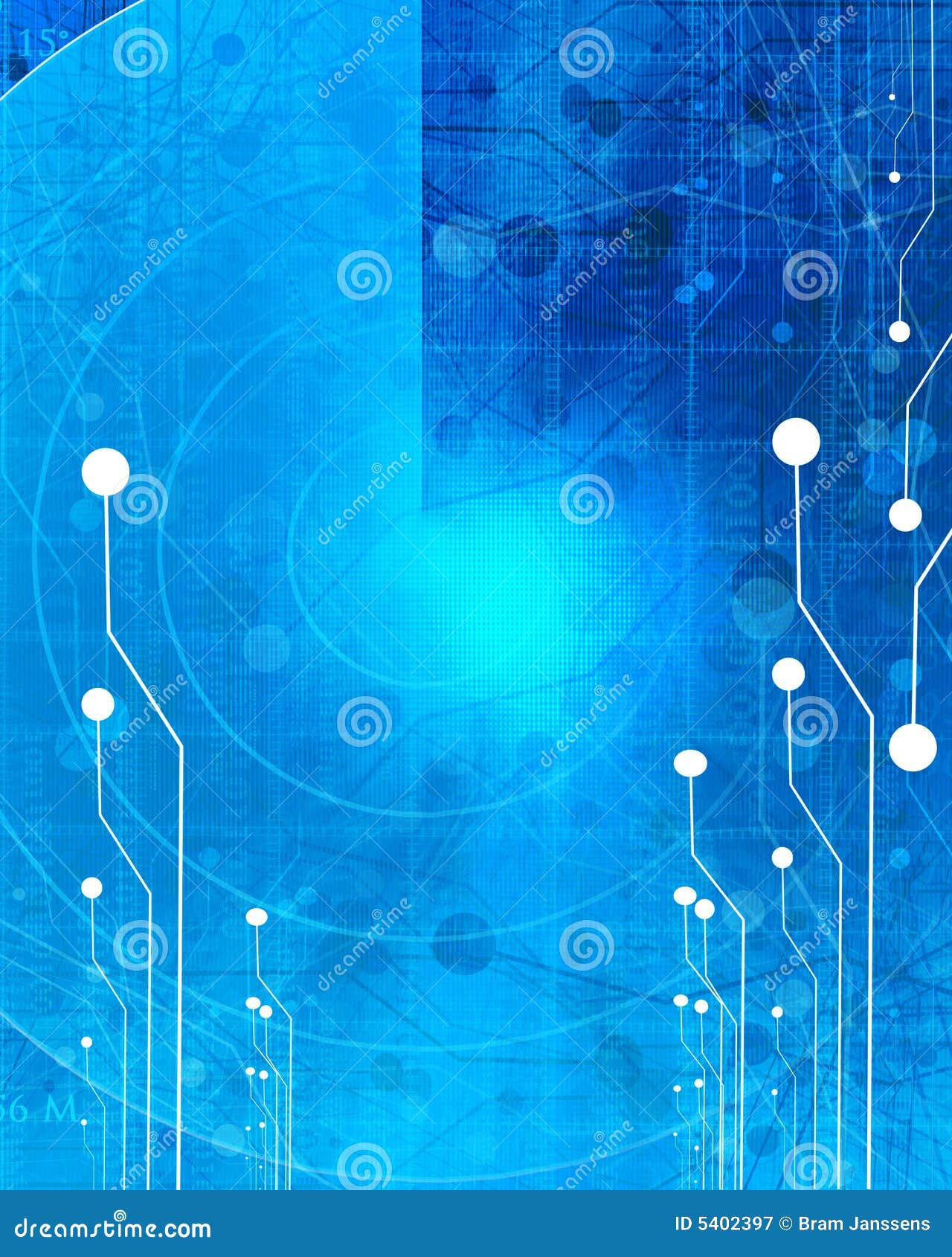 Blue computer circuit stock illustration. Illustration of mail - 5402397