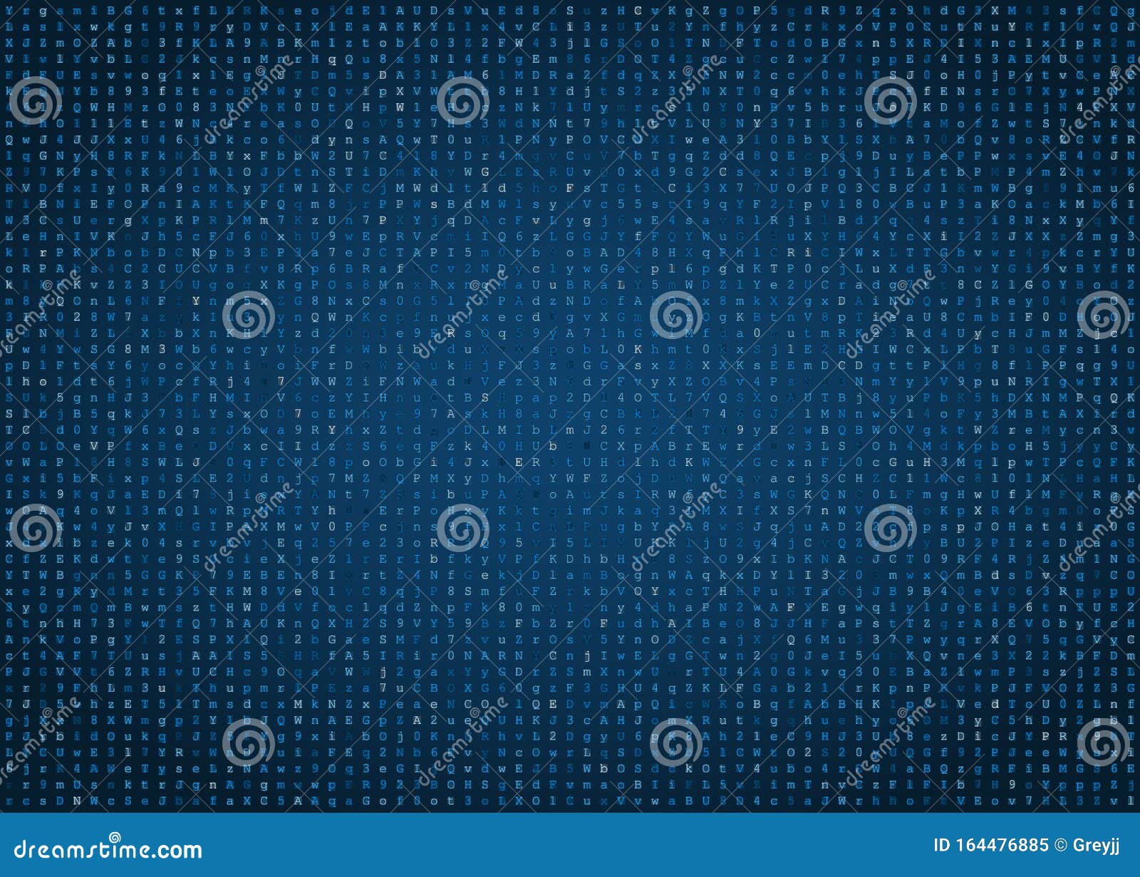 Blue Computer Code Background Stock Vector - Illustration of modern ...