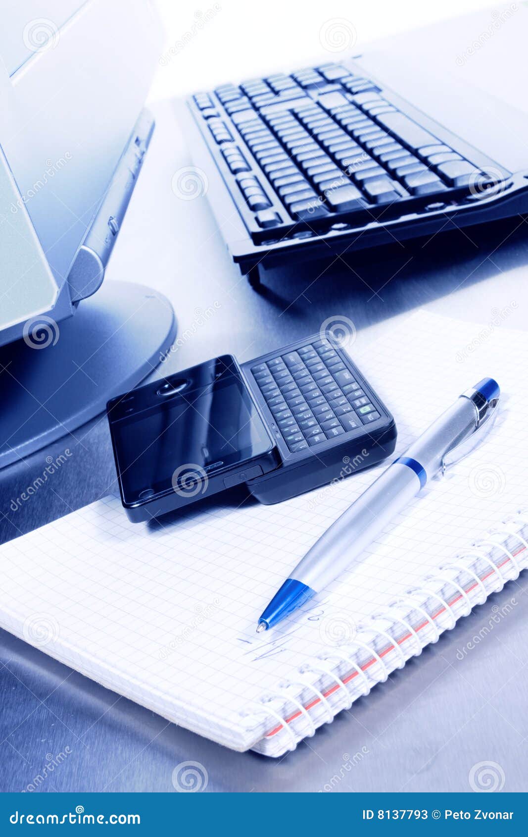 Blue computer concept stock image. Image of commercial - 8137793