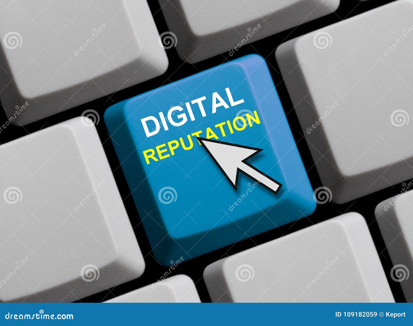 Digital Reputation online stock image. Image of management - 109182059