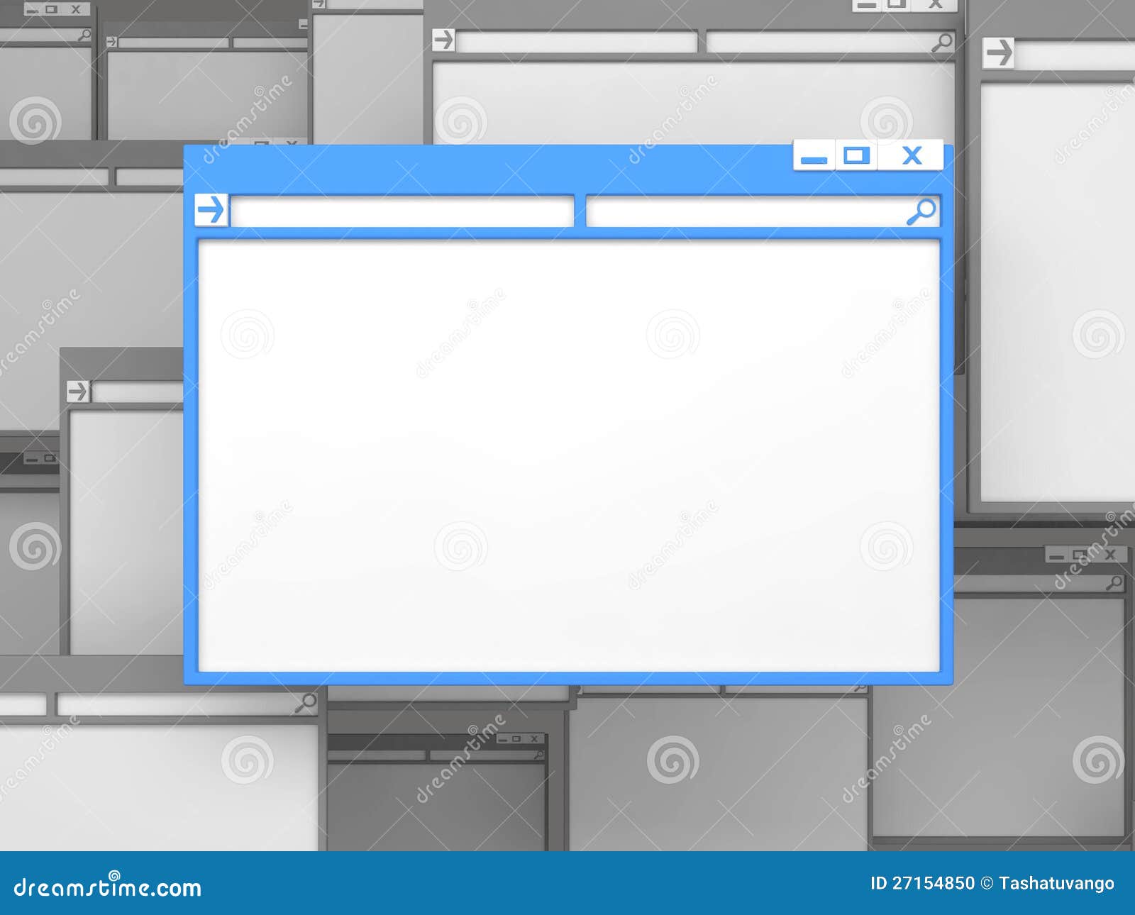 Blue Computer Cable RJ45 Plugs. Isolated On White Royalty-Free Stock ...