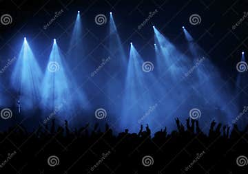 Blue concert stock photo. Image of live, party, perform - 5430668