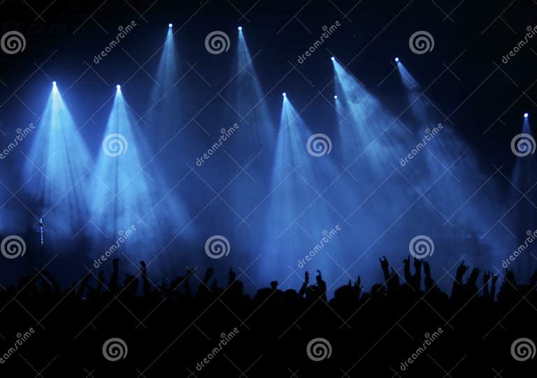 Blue concert stock photo. Image of live, party, perform - 5430668