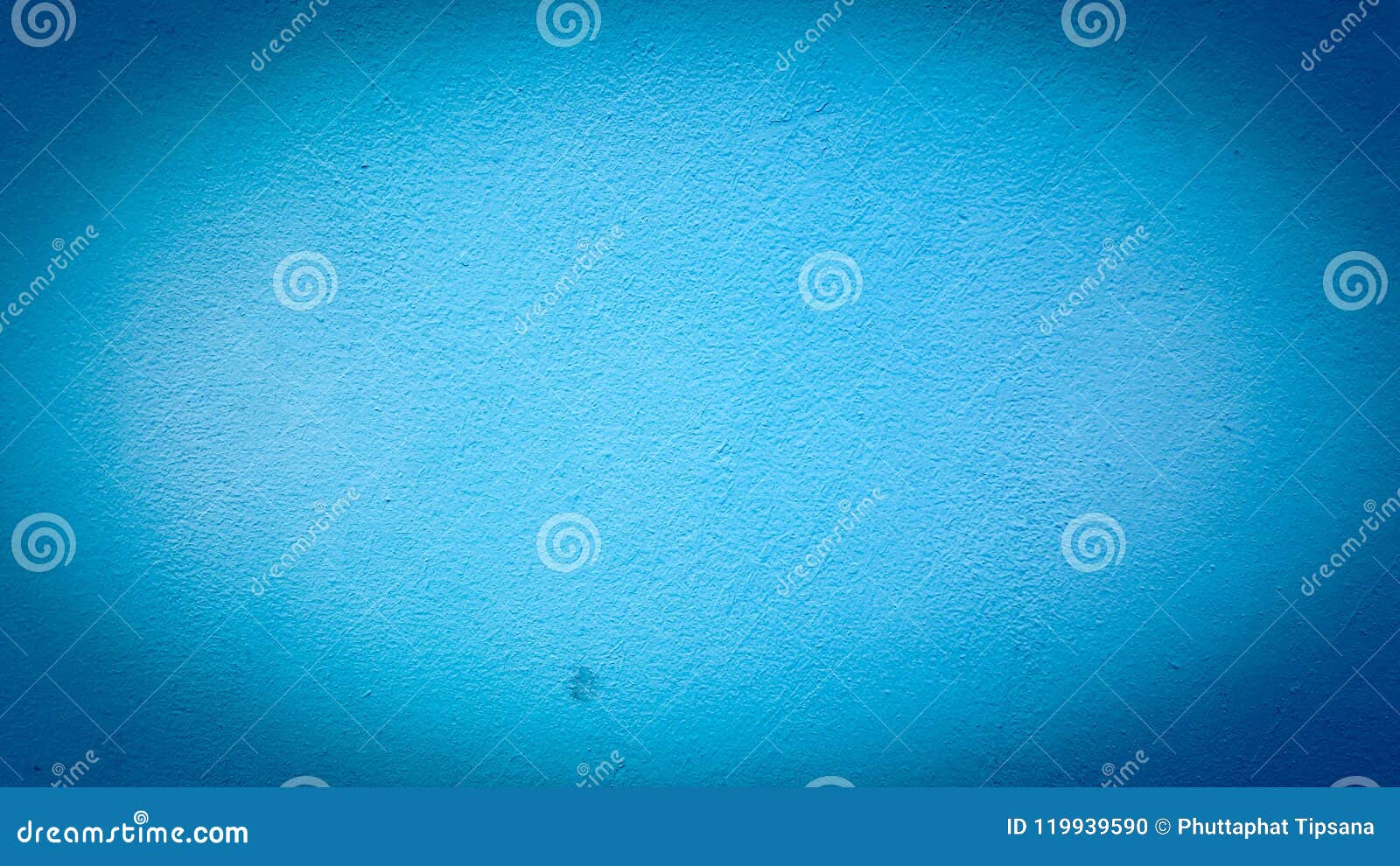 Blue Concrete Background, Oval Gradient, on the Wall Surface of the ...