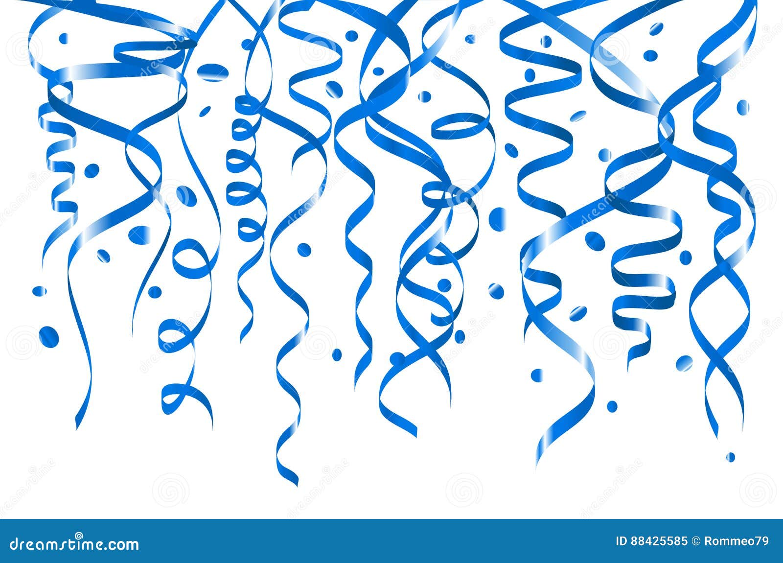 Blue Confetti Background