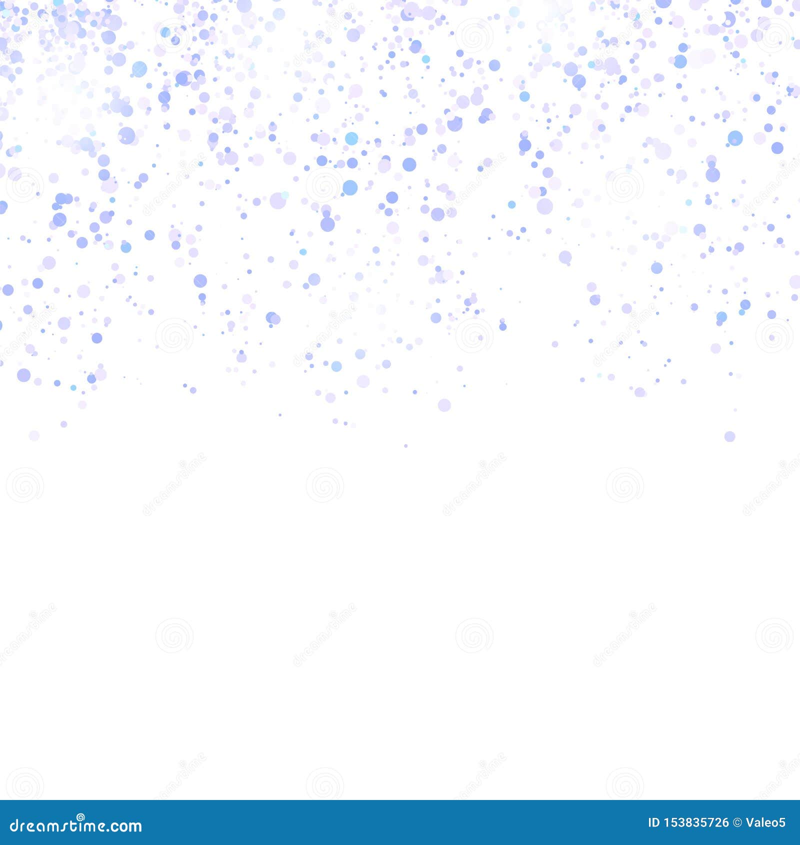 Blue Confetti Pattern Isolated on White Background Stock Vector ...