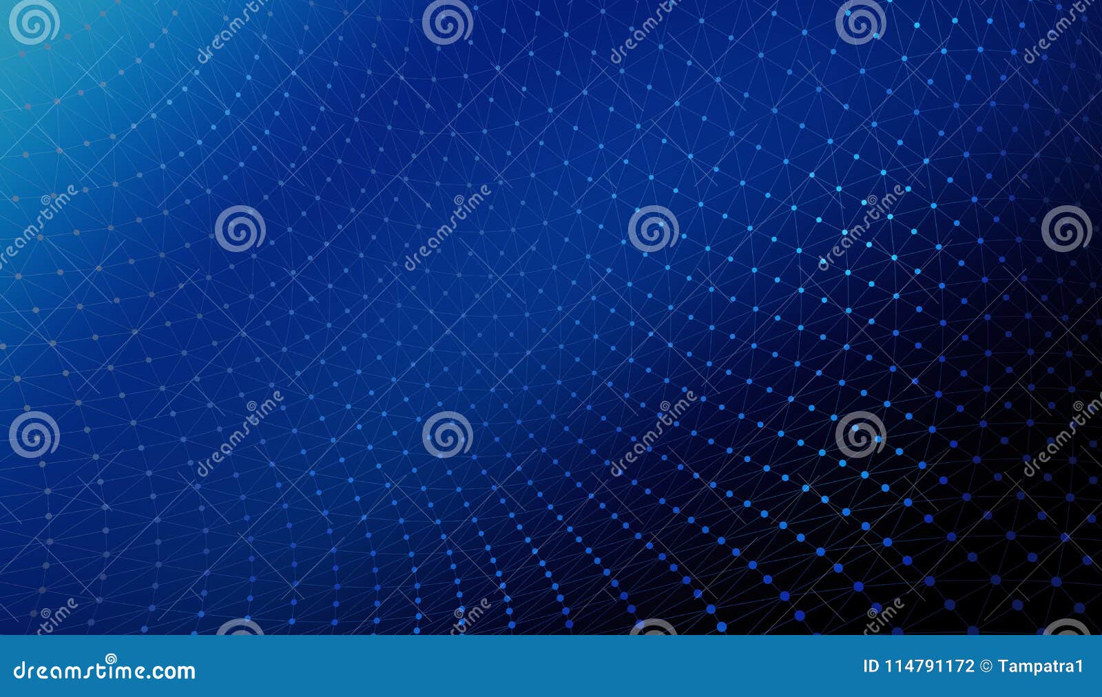 Blue Connection Lines Background for Technology Concept, 3d Stock ...