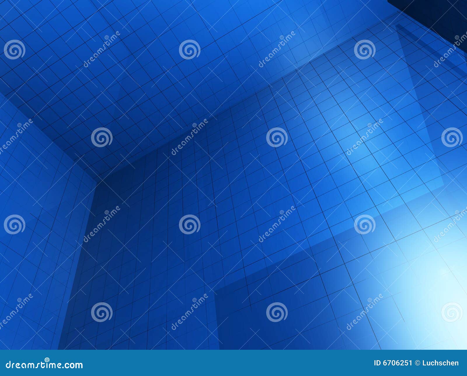 Blue Construction Background Stock Illustration - Illustration of ...