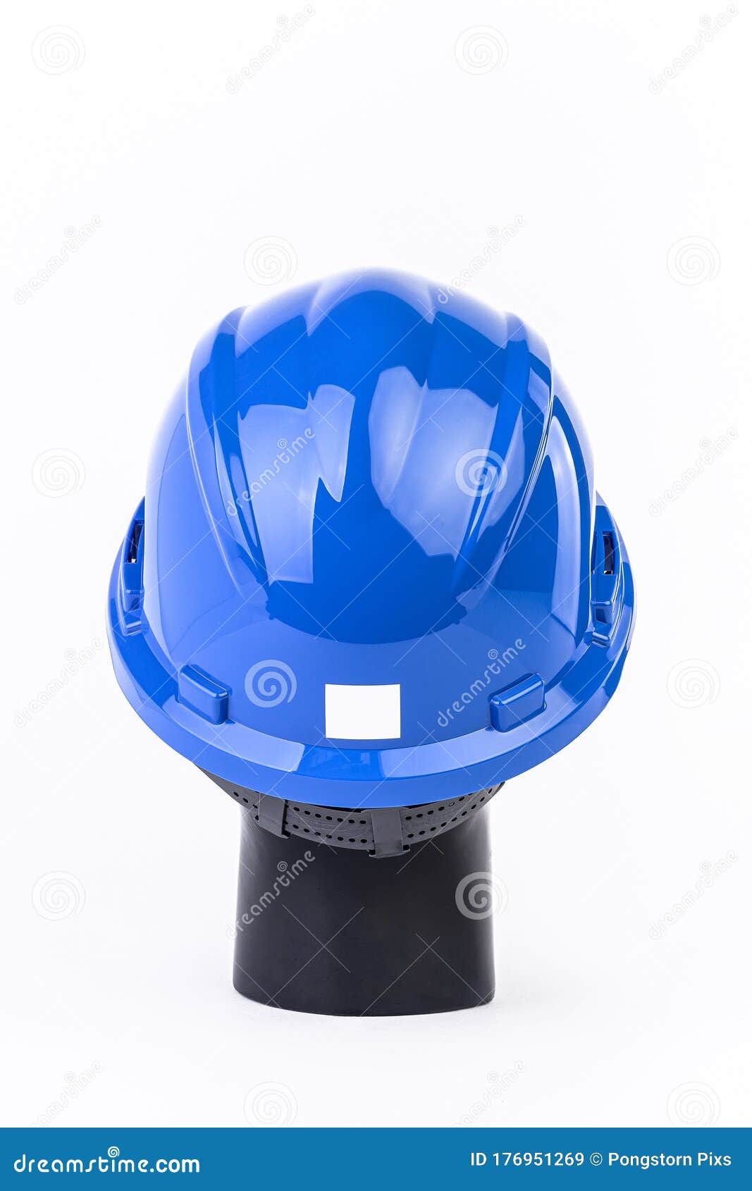 The Blue Construction Helmet To Protect and Safe Life in the ...
