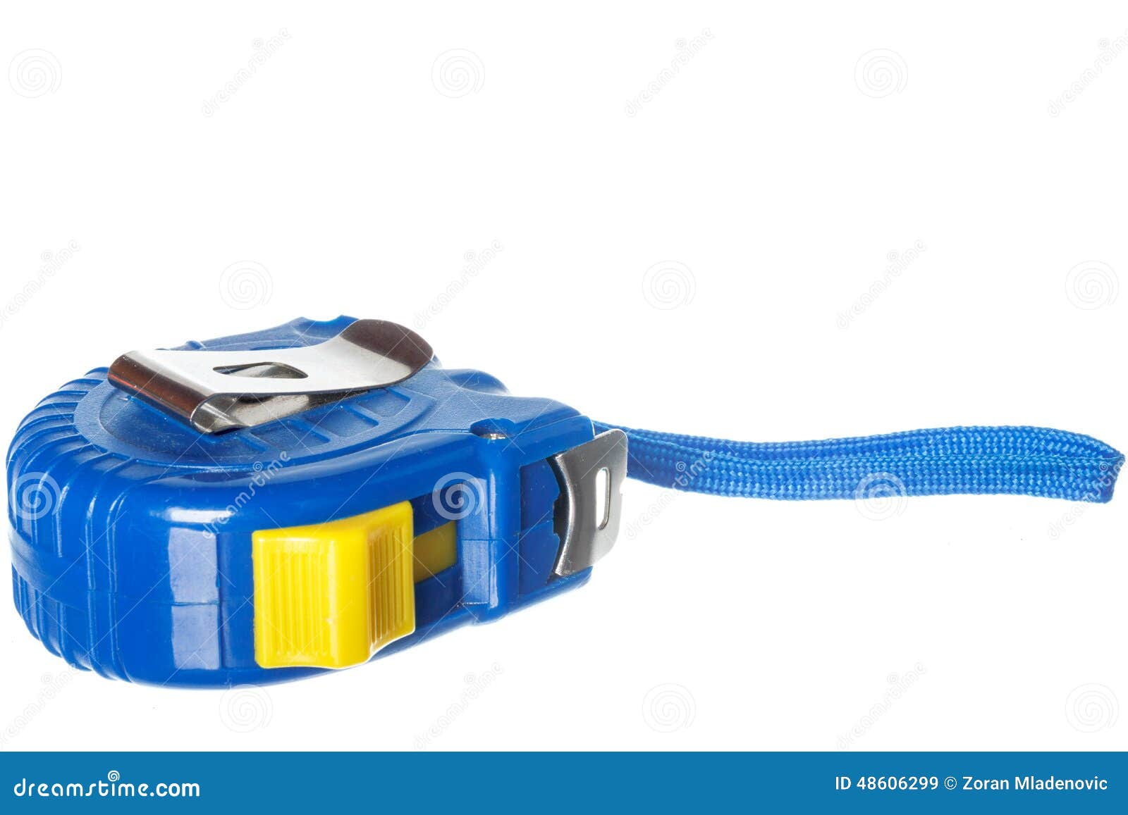 Blue Construction Meter for Measuring with Type Stock Image - Image of ...