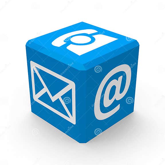 Blue contact button stock illustration. Illustration of office - 30595807