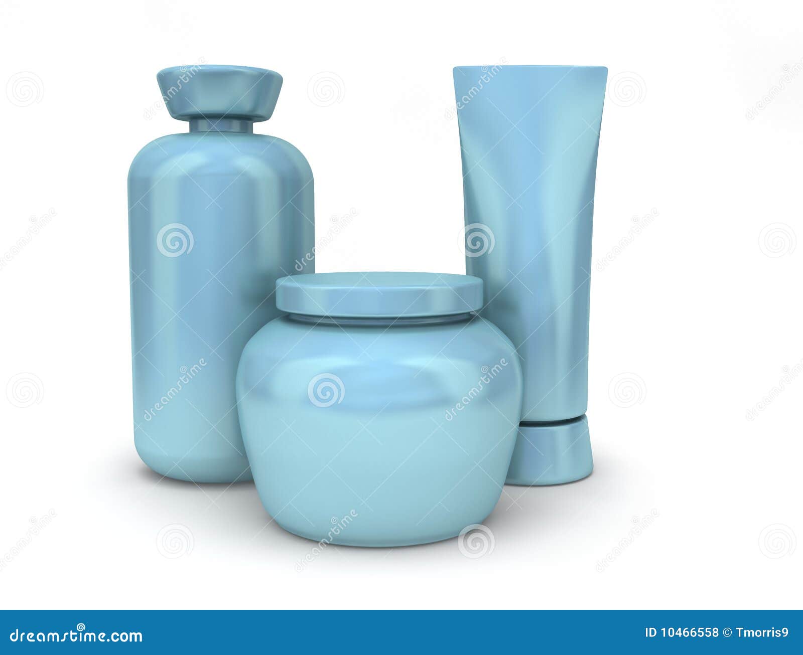 Blue Containers stock illustration. Illustration of skincare - 10466558