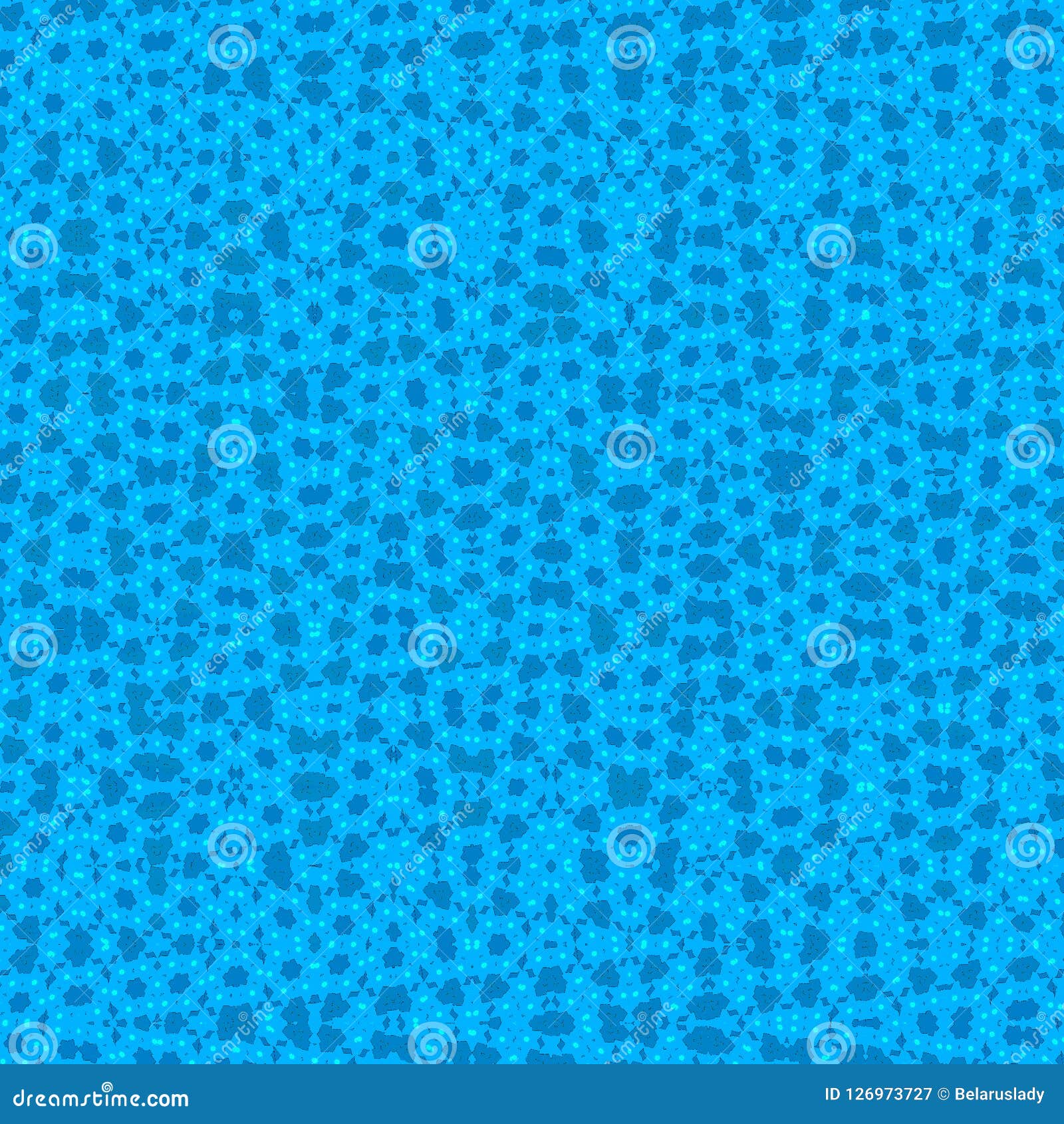 Blue Continuous Pattern for Baby Boy Print Stock Image - Image of ...