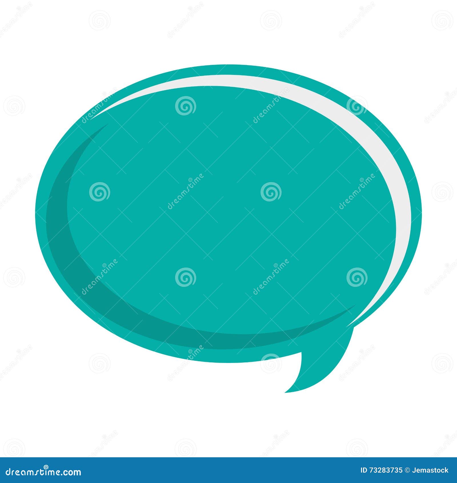 Blue conversation bubble stock illustration. Illustration of talk ...