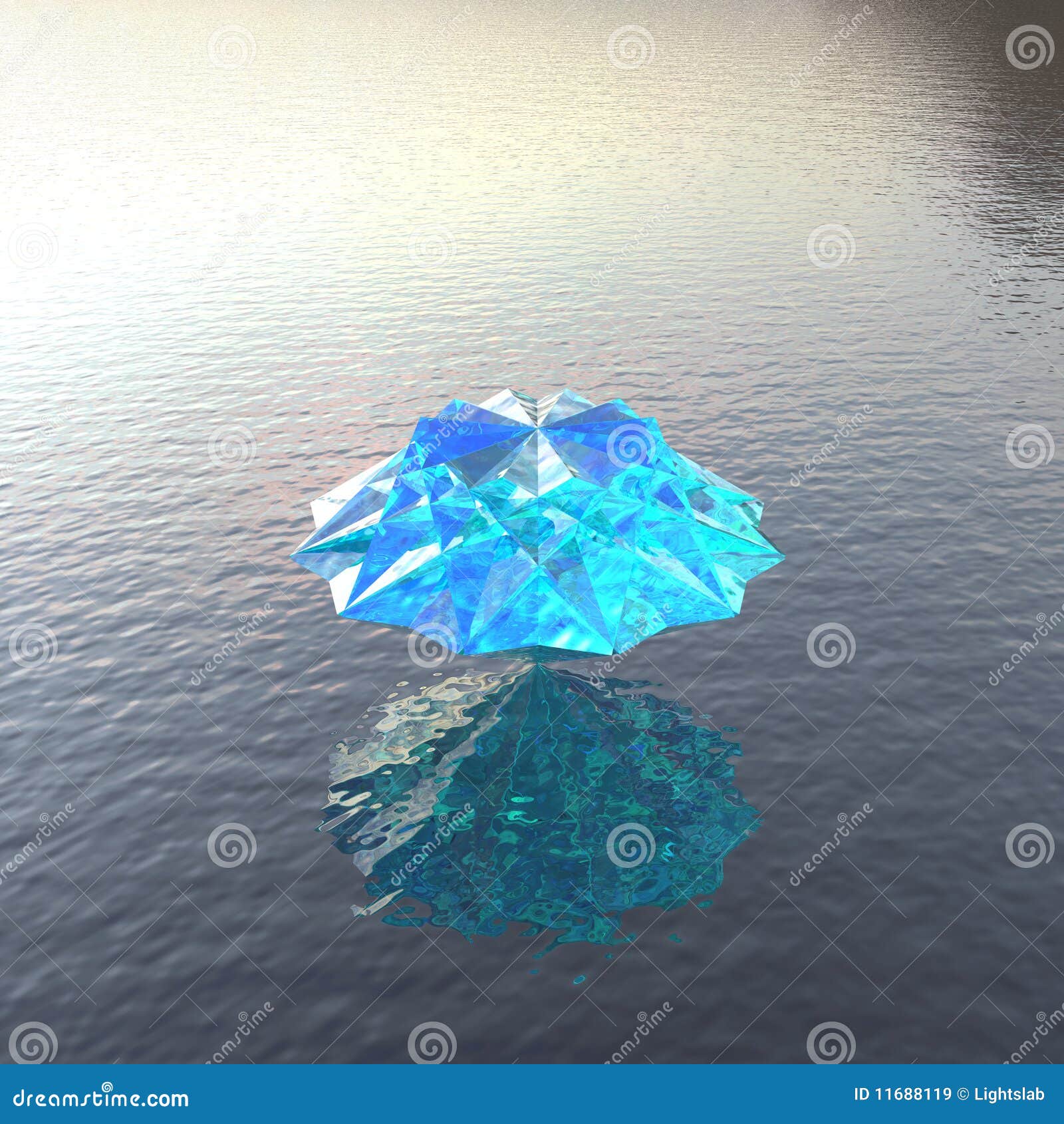Blue Cool Bright Diamond Brilliant Stock Illustration - Illustration of ...