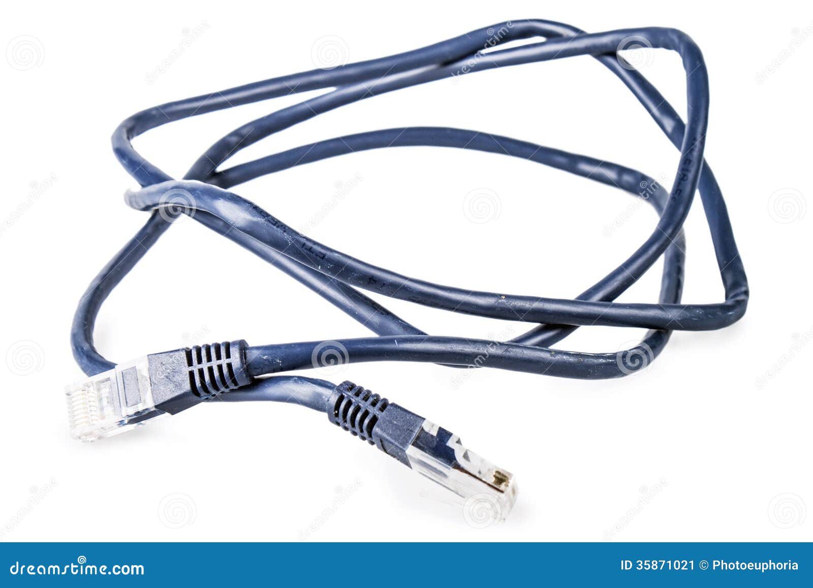 Blue Cord stock image. Image of industry, plastic, power - 35871021