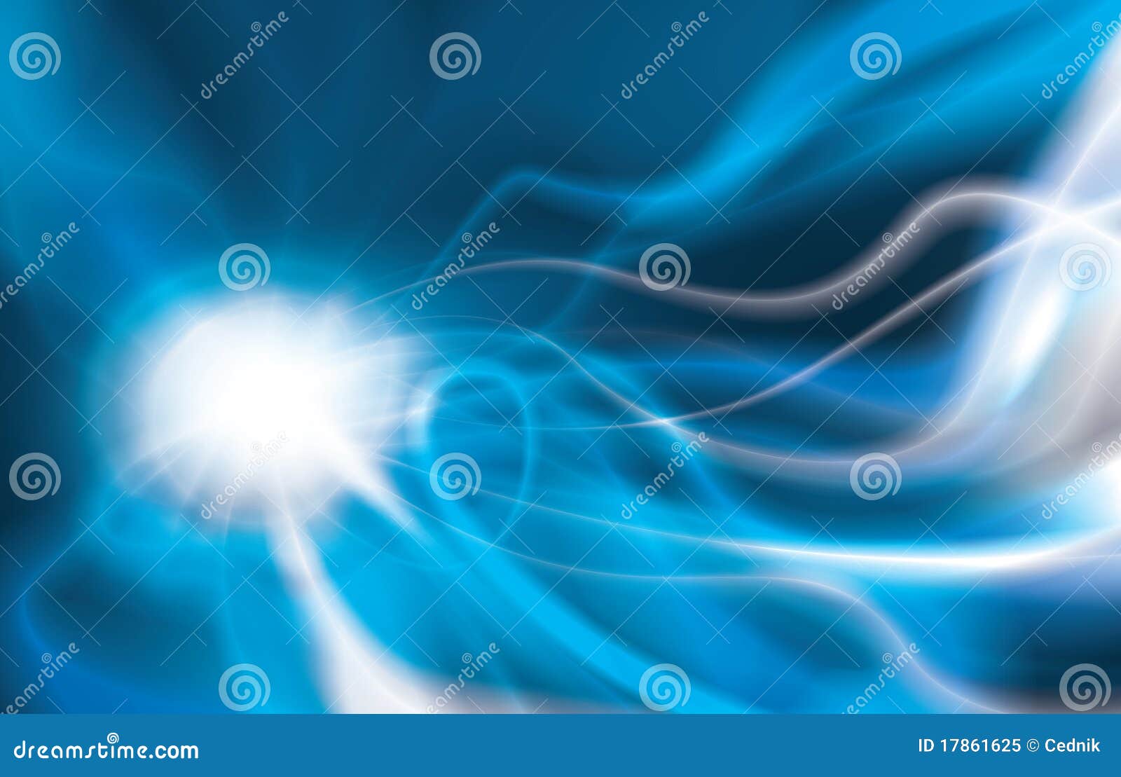 Blue Core Heating the Energy Stock Vector - Illustration of connection ...