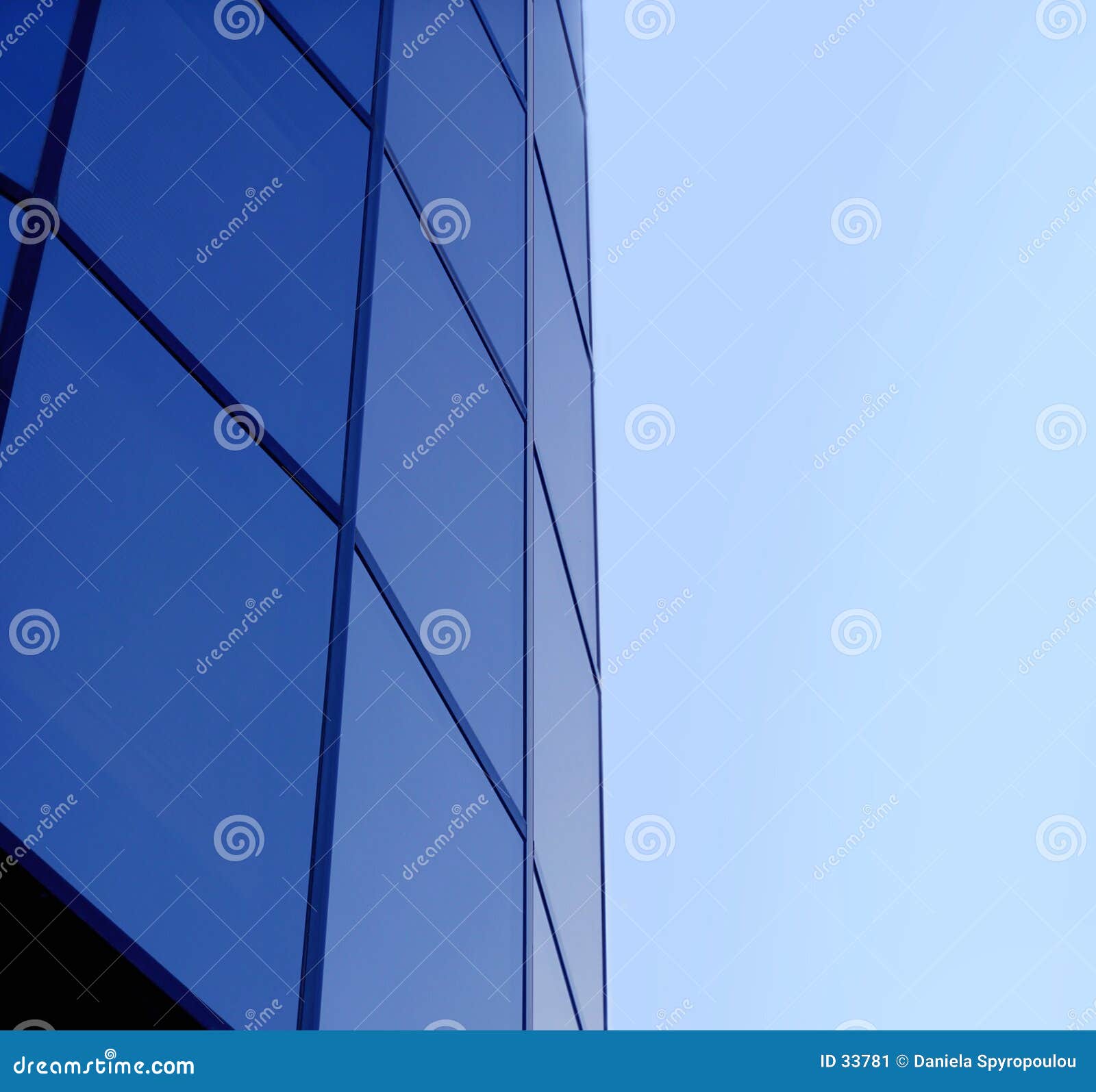 Blue corporate building stock image. Image of business, offices - 33781