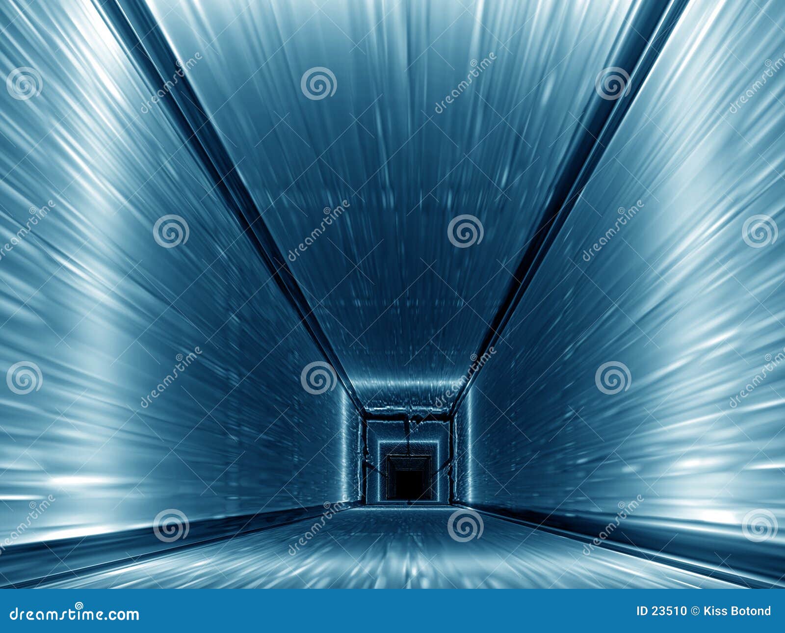 Blue corridor stock illustration. Illustration of corridor - 23510