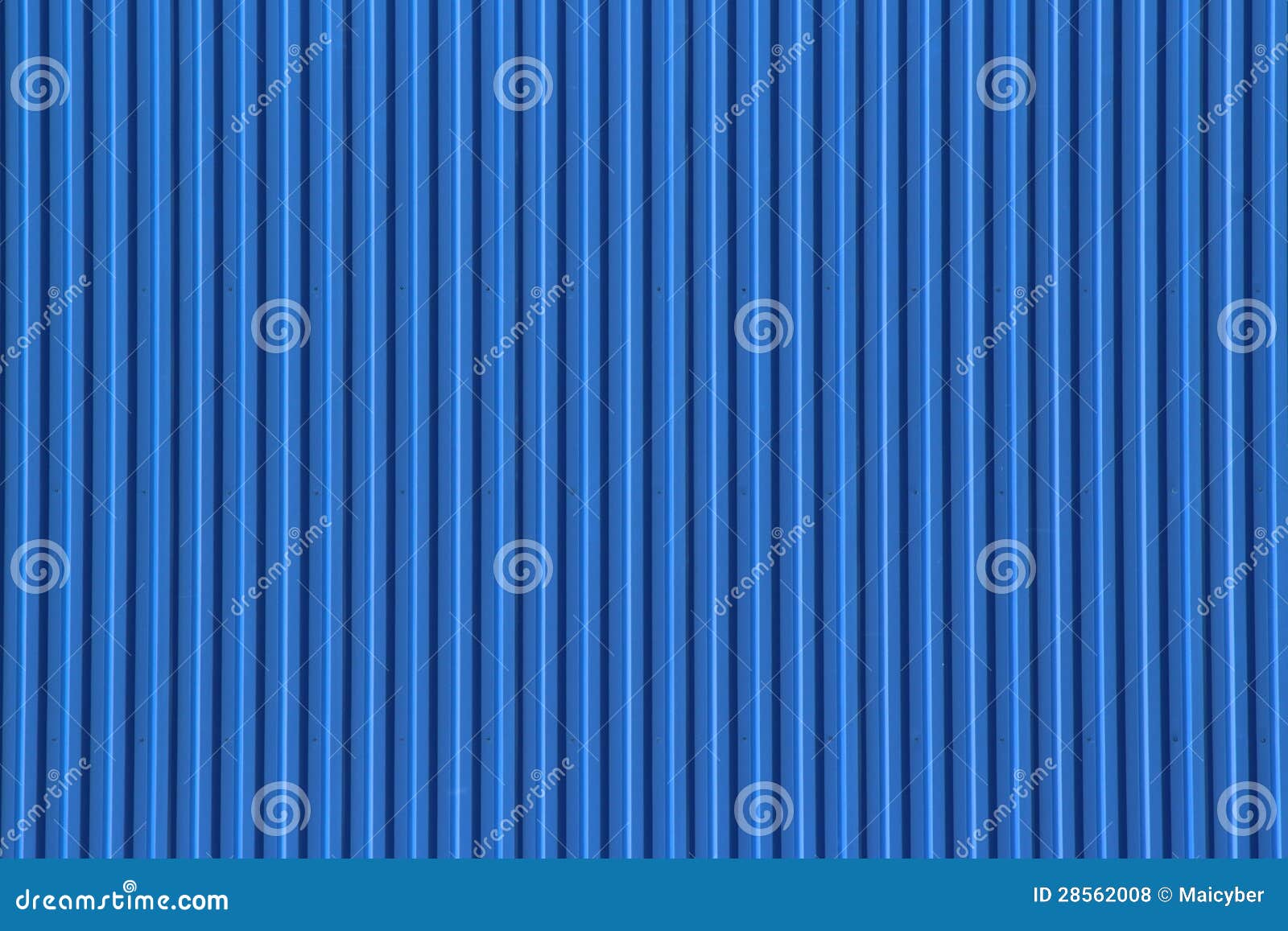 Blue Corrugated Iron Background Stock Photo - Image of blue, steel ...
