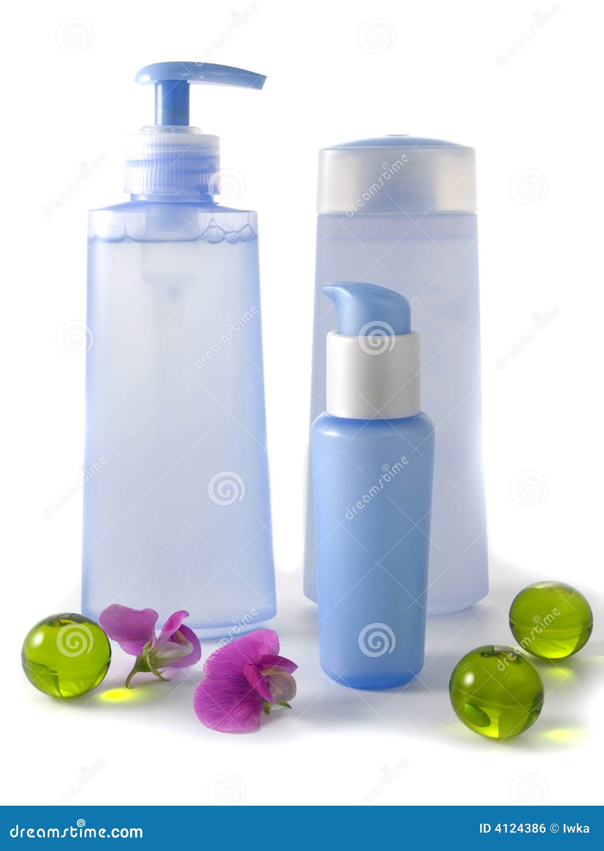 Blue cosmetic stock photo. Image of shower, medication - 4124386