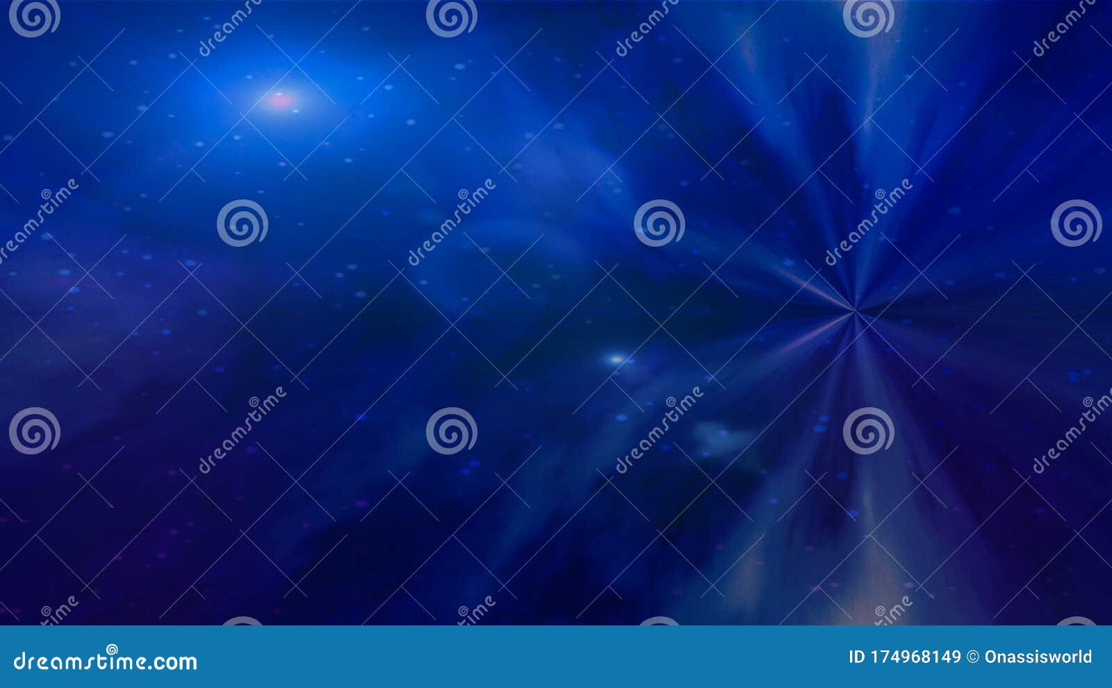 Blue Cosmos Deep Space Beem Abstract Background Stock Image - Image of ...