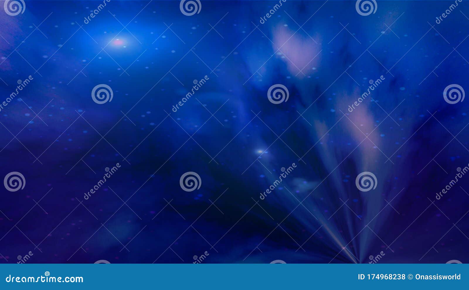 Blue Cosmos Deep Space Beem Abstract Background Stock Photo - Image of ...