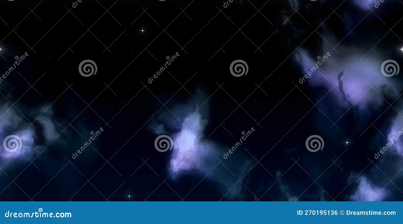 Purple Skyscape In Cartoon Space Background Illustration ...